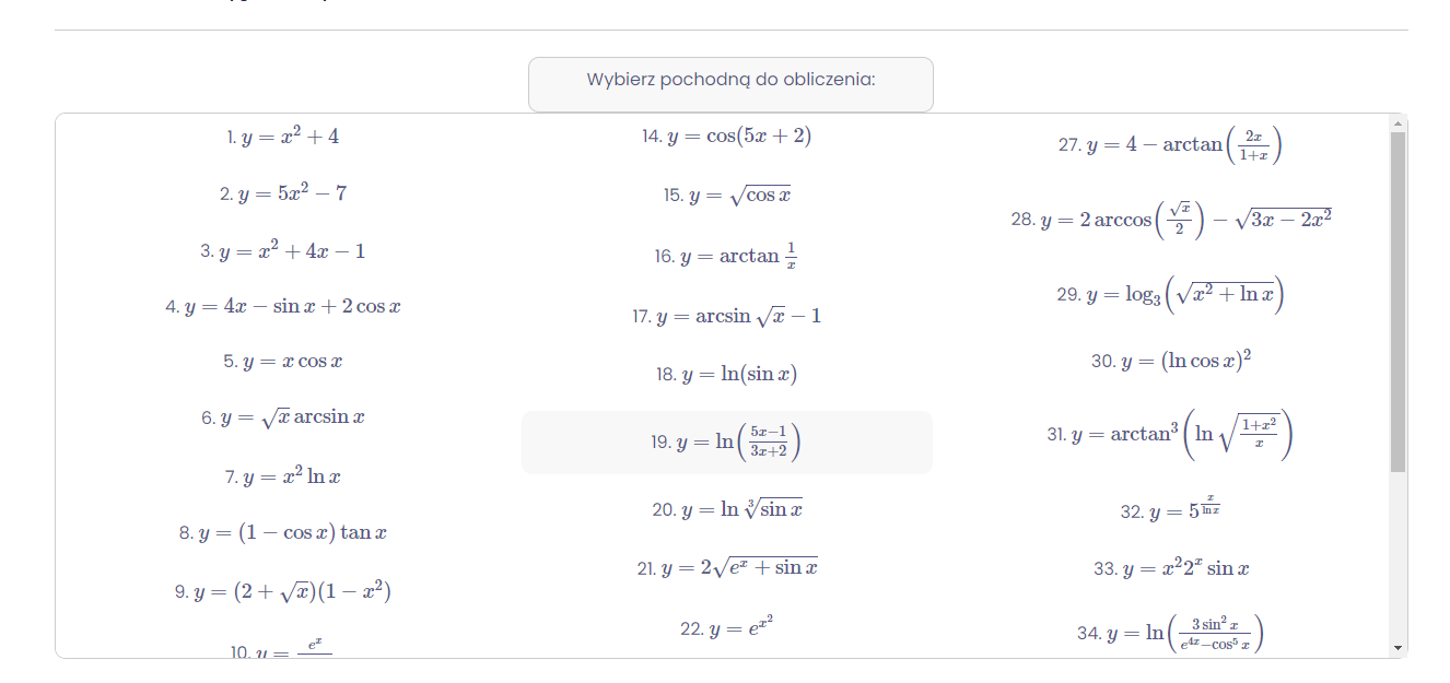 NOVELTY! Interactive Homework for Derivatives | Blog eTrapez